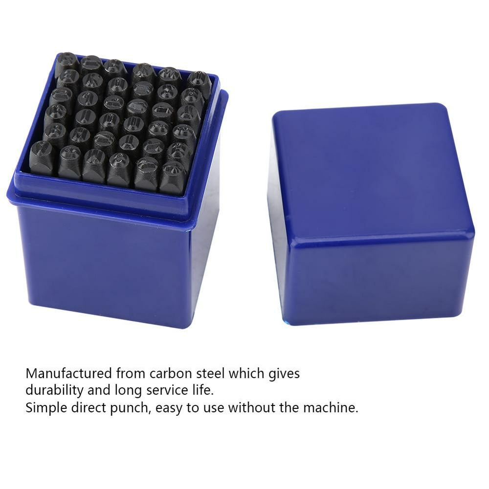 Greensen 36pcs/set 4mm Steel Alphabet Letter & Number Stamp Punch Die ... Greensen 36pcs/set 4mm Steel Alphabet Letter & Number Stamp Punch Die ...