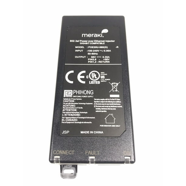 Meraki POE20U-560(G) 802.3af Power over Ethernet Injector - Walmart.com