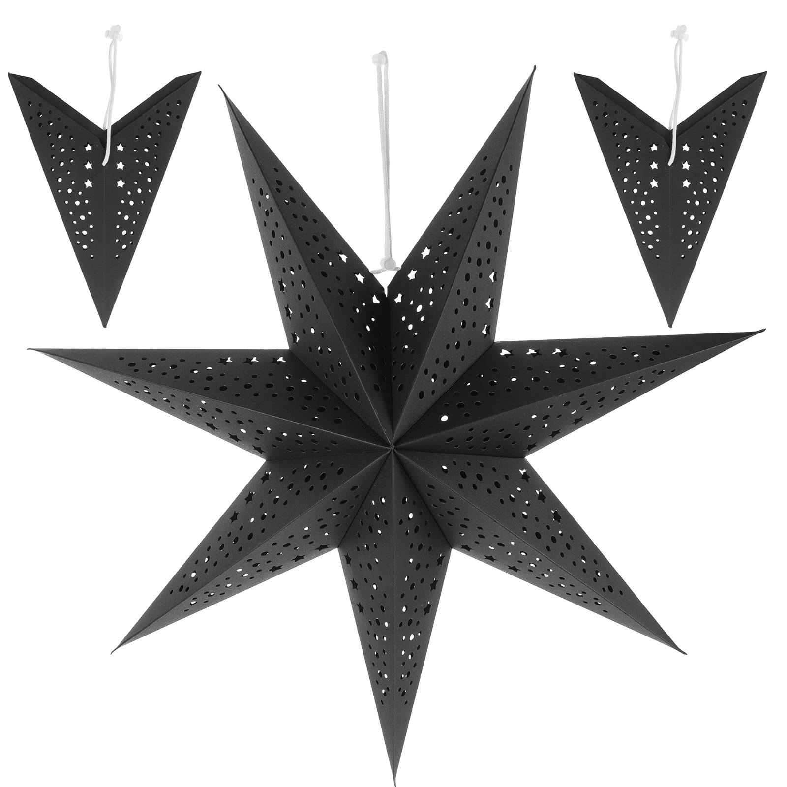 Click here for Amosfun 3pcs Christmas Stereoscopic Star Shaped La... prices