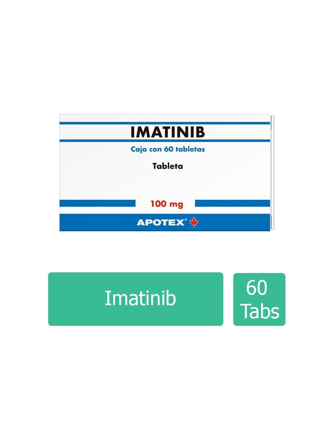 Imatinib 100 mg Caja Con Blíster Con 60 Tabletas | Bodega Aurrera en línea