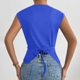 2026 Womens Cap Short Sleeve Tunic Blouse Plain Slim Fitted Trendy ...