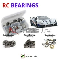 RCScrewZ Metal Shielded Bearing Kit tra075b for Traxxas XO-1 Supercar 1 ...