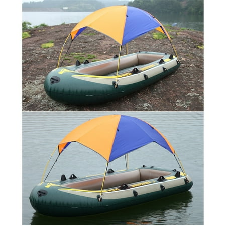 Boat Canopy Sun Shade Shelter Inflatable Boat Anti UV PVC Fishing Tent ...
