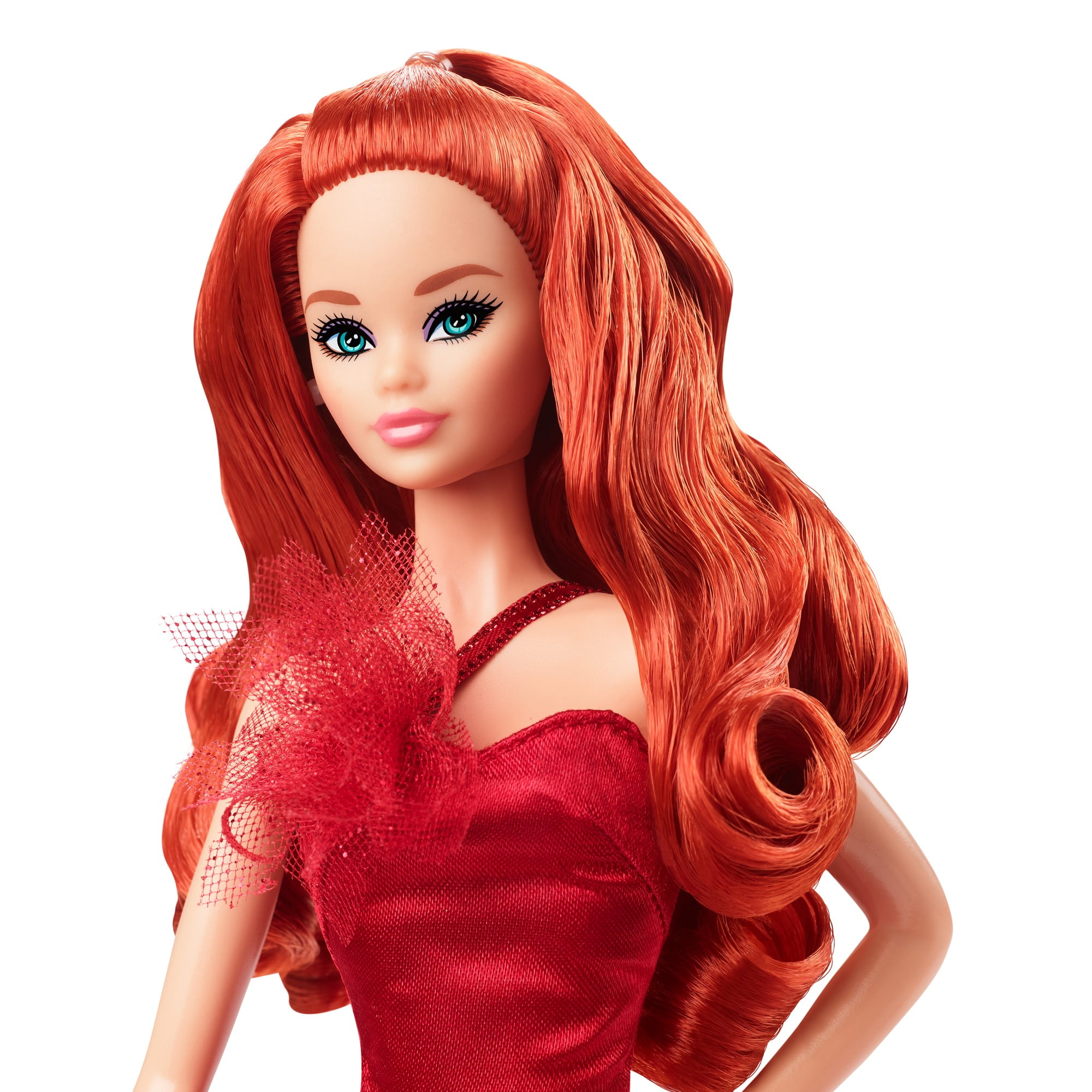 Holiday Barbie Signature Walmart Exclusive 2022 Red Hair Holiday