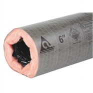 Johns Manville Quietflex Rip-Stop Silver Jacketed Flex Duct, 8 In ...