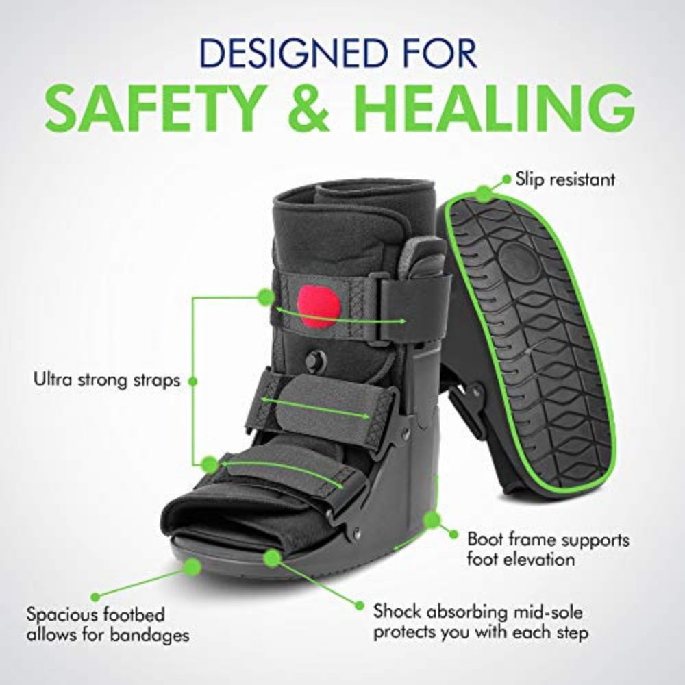 Buy Low Top Air Walking Boot - Foot & Ankle Brace, Cam Walker for ...