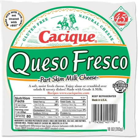 Cacique, Ranchero Queso Fresco Part Skim Milk Cheese, 35 Oz. - Walmart.com