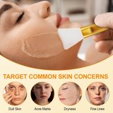 Turmeric Overnight Wrapping Mask for Face, 3 Pack Collagen Sleeping ...