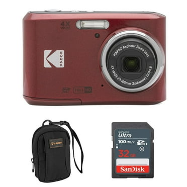 KODAK PIXPRO FZ45 Friendly Zoom Point Shoot Compact Video Photo Digital Camera - Black - Walmart.com