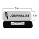 Journalist 1 x 3" Name Tag/Badge, Red, (3 Pack) - Walmart.com