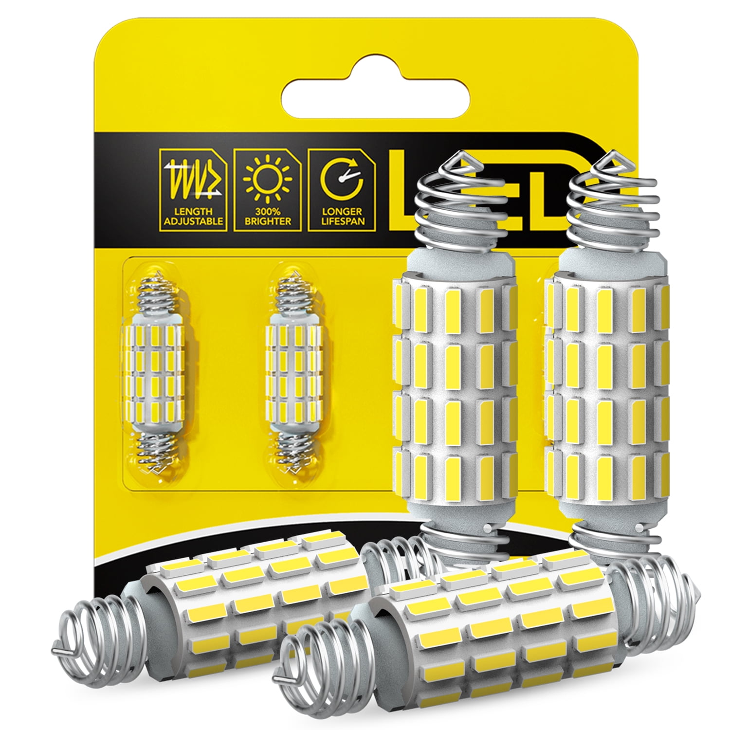 AUXITO 578 LED Bulbs 211-2 212-2 Festoon Bulb 39mm 41mm 42mm LED Lights ...