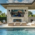 SYLVOX 65" Full Sun Outdoor TV, 4K UHD Smart Outdoor TV Runs Google OS ...
