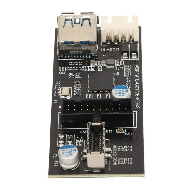 19PIN Type E Adapter Expansion Card, Plug And Play PCB Material USB3.2 ...