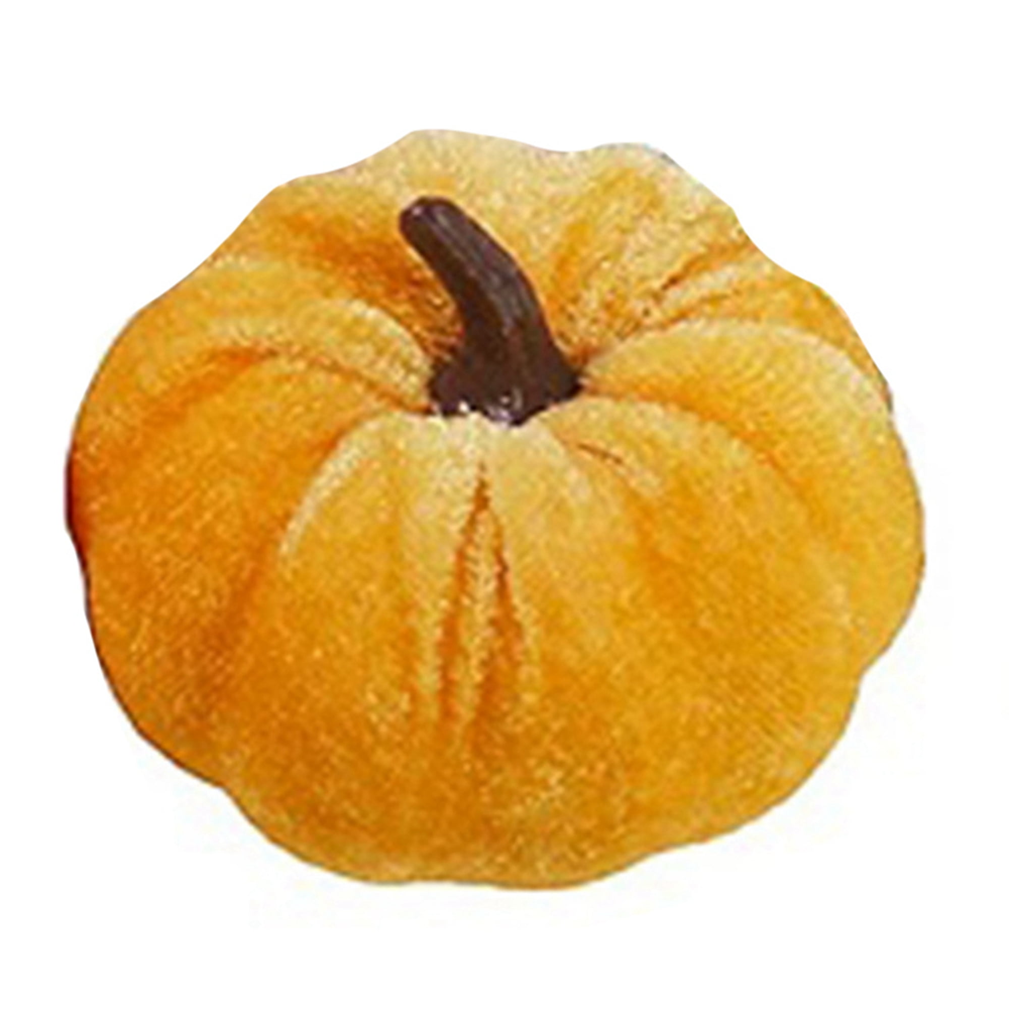 KOMOO Mini Velvet Pumpkins,Fake Artificial Pumpkins Fall Harvest Small Pumpkins for Home ...