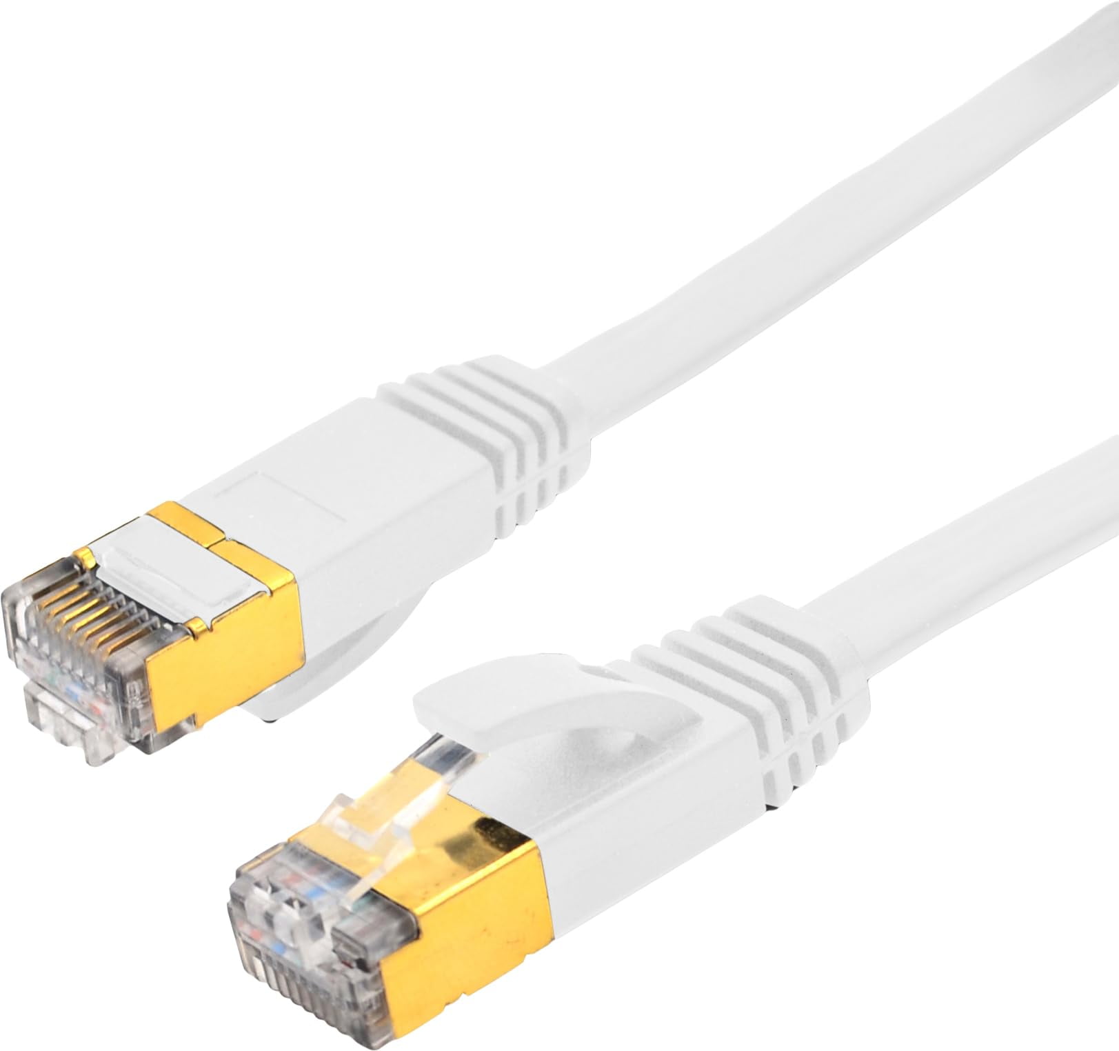 Cable de conexión Triplett CAT7 SSTP 28 AWG 3 m blanco plano | Walmart ...