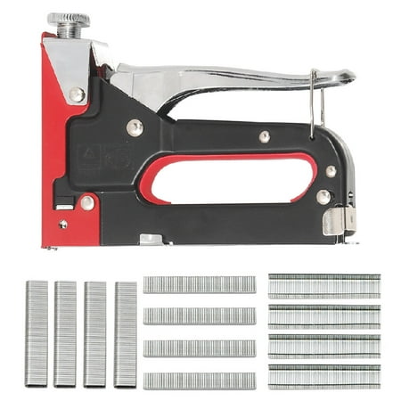 TILIYHELLO 3 in 1 Manual Heavy Duty Staple Gun Kit with 600 Staples and ...