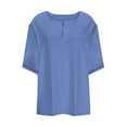 Cavosen Womens Shirts Elbow Length Oversized Half Sleeve Pullover