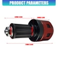 2Pcs High Strength Aluminum Motorcycle Handlebar End Caps With Anti ...