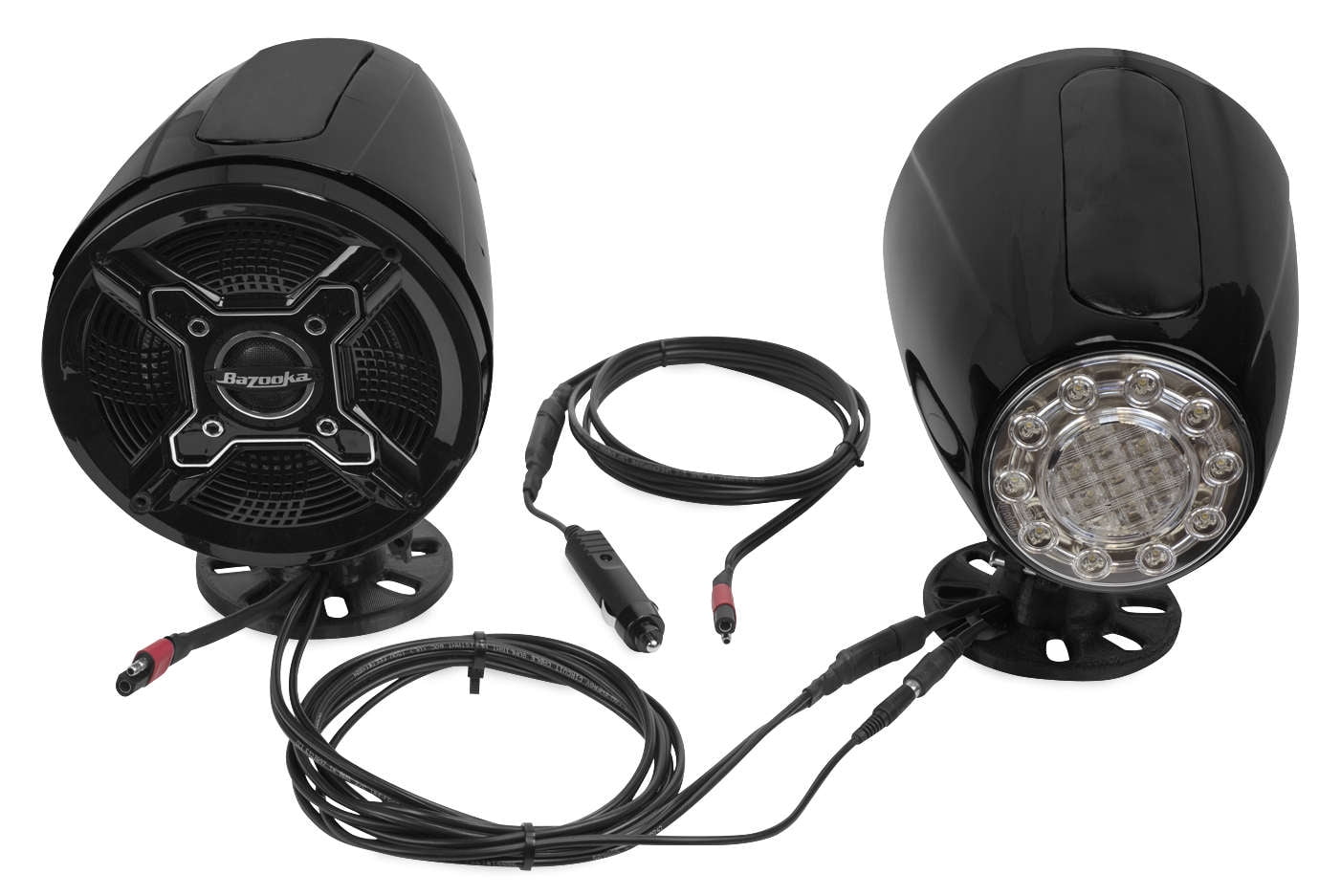 POWER RAIL Bazooka Bluetooth Amplified Speaker System Bazooka Speaker ...