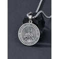 St Jude Thaddeus Pendant for Men 925 Sterling Silver San Judas Tadeo De ...