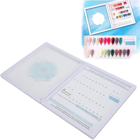 Nail Display Book, 40 Colors Nail Polish Display Book Nail Gel Polish ...