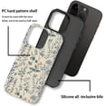 Case for iPhone 14 Pro Max,Floc Flower Splicing Exquisitely Pattern ...