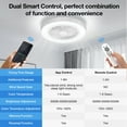BLITZWILL 22" Ceiling Fans with Lights, 3 Colors Temperature,6 Speeds ...