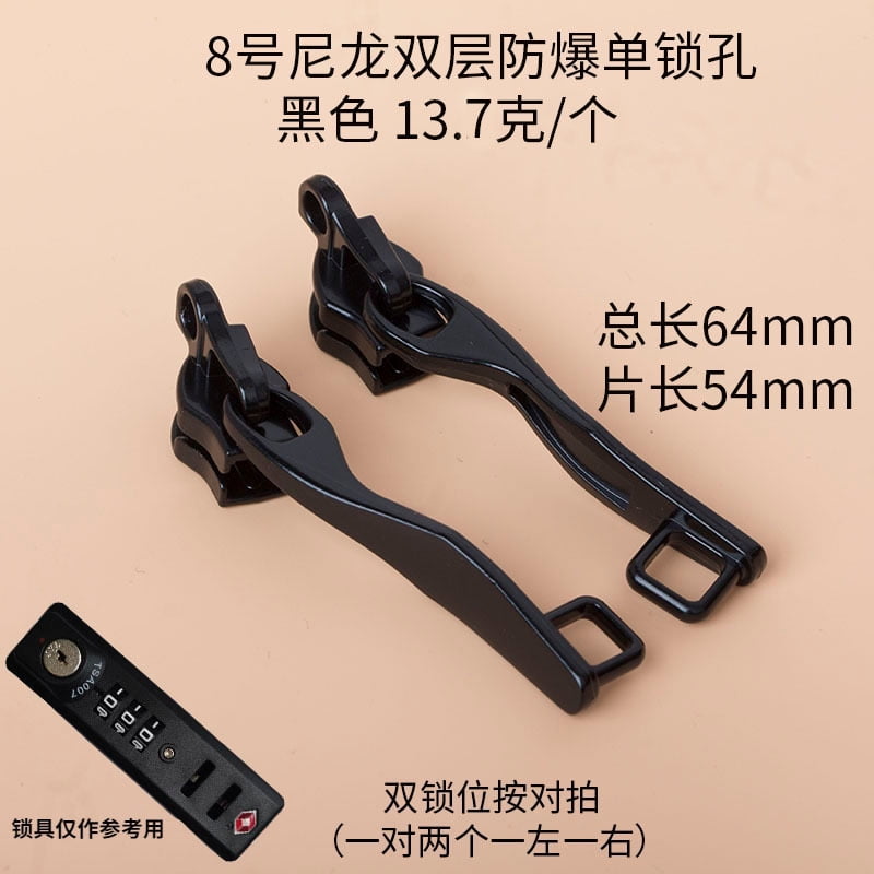 Click here for Shisuyan 5 Pairs Metal Double-Layer Zipper Slider... prices