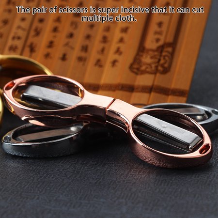 Folding Scissor Sewing Mini Shears Stainless Steel Tailor Shearing ...