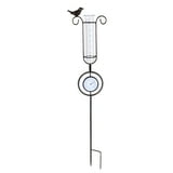 Mainstays Outdoor Rain Gauge and Thermometer Decorative Garden Stake ...