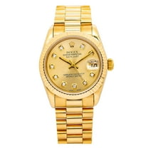 Pre-Owned Rolex Datejust 116233 36 mm Anniversary Diamond Dial Steel ...