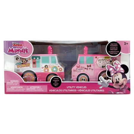 Disney Junior Minnie Mouse Utility Vehicles Friction Powered Donuts ...
