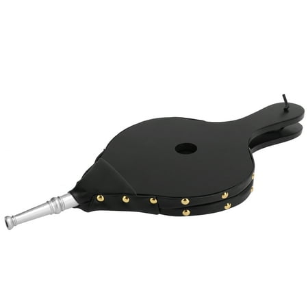 Fireplace Bellows, Wood And Leather Fire Bellow, Long Handle 15.6X7 ...