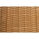 HUBERT® Wicker Produce Display Basket Natural Color - 11 1/2"L x 16"D x ...