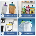 6 Pack Large Chip Clips, Heavy Duty Bag Clips For Food Storage, Snack ...