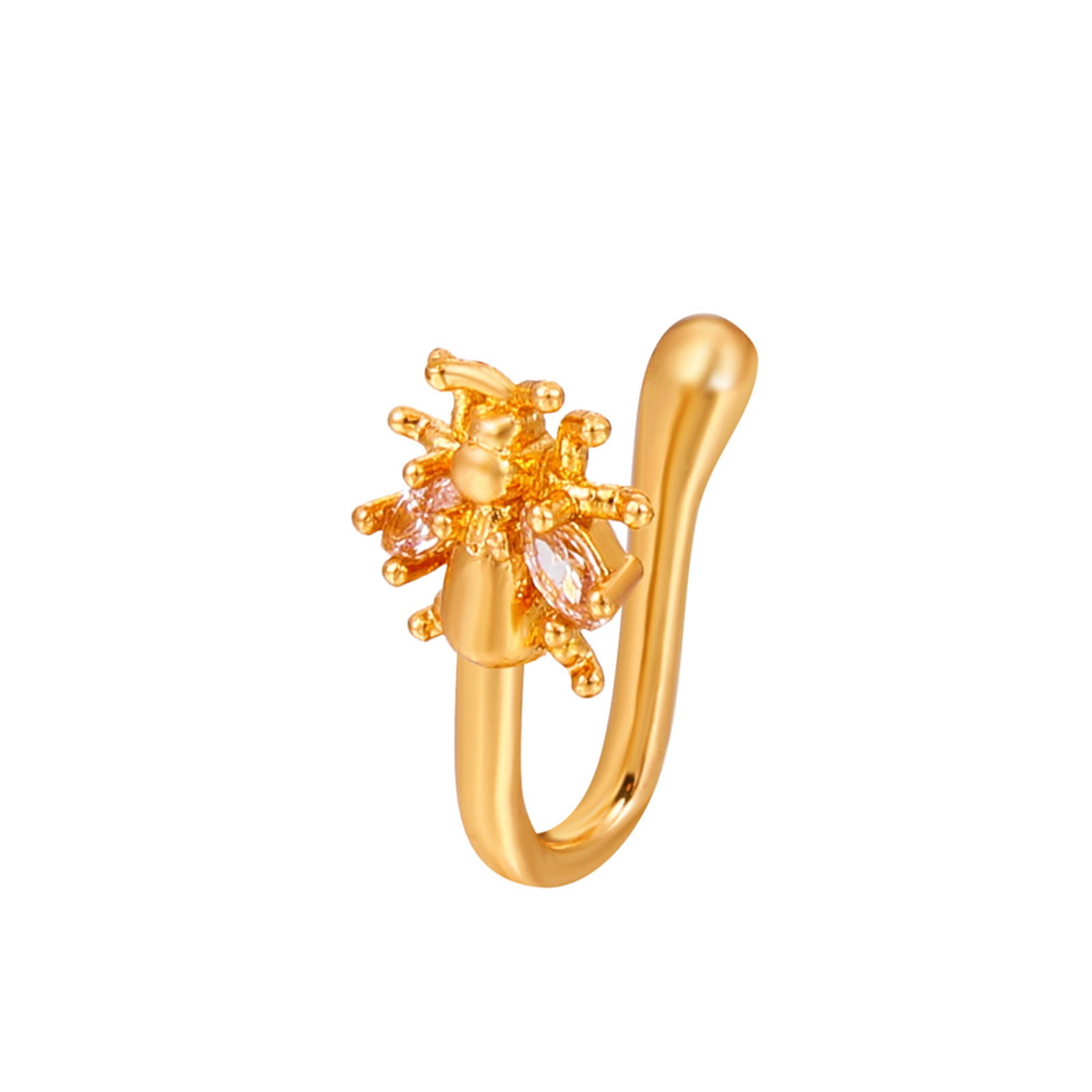 nose jewelry perforation free nose ring series piercing clip nail nose ...