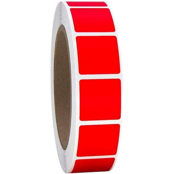 Etiquetas cuadradas de puntos circulares con codificación de colores de ...