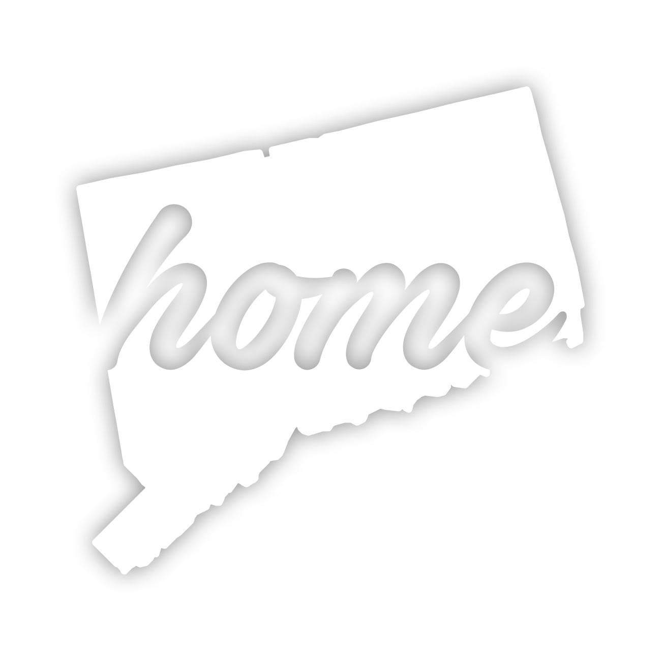 Connecticut Home Sticker Decal Die Cut - Self Adhesive Vinyl ...