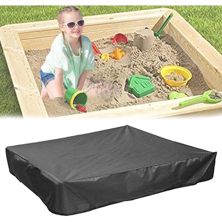 Sandbox Cover with Drawstring, Square Dustproof Protection Beach ...