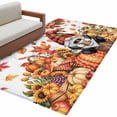 Area Rug for Living Room, Fall Gnomes Non-Slip Indoor Large Carpet for ...