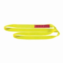 Lift-All Web Sling, Type 5, 8 ft L, 1 in W, Nylon, Yellow EN1801NX8 ...
