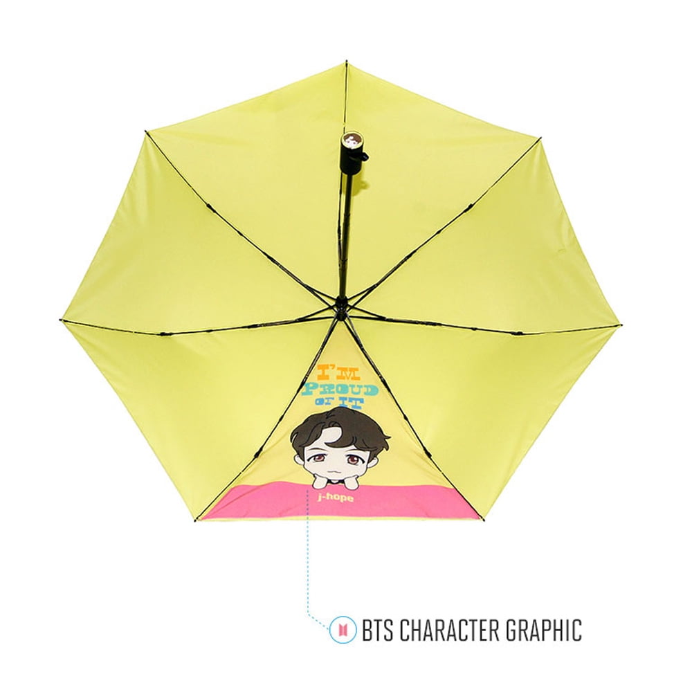 KPOP Accessories: Fully Automatic Umbrella with BTS J-Hope Character ...