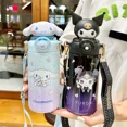 Kuromi Thermos Cup Crayon Shin Chan Cute Water Bottle Keeps Cold ...