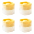 CHENjy 4 PCS Large Ice Ball Maker, Round Ice Cube Mold with Lid for ...