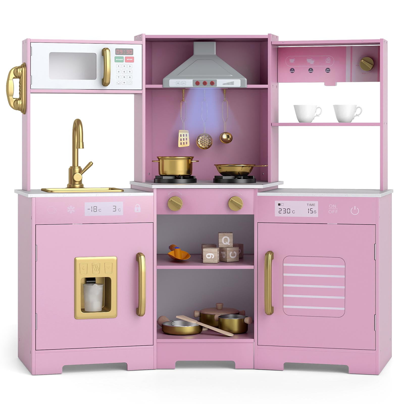 Click here for Costway Pretend Play Kitchen For Kids Toddler Aged... prices