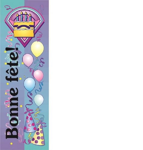 French Birthday Bookmarks - Walmart.ca