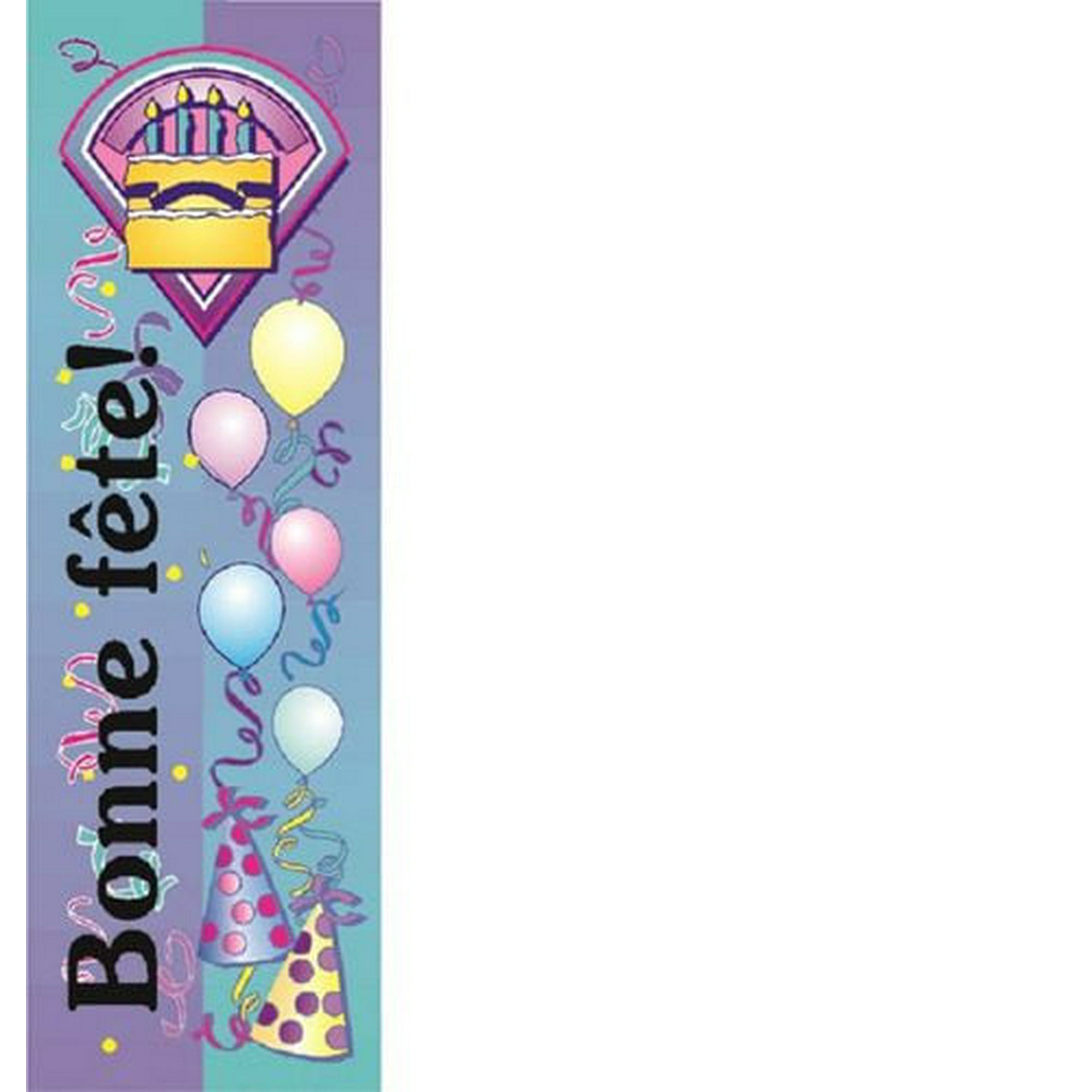 Click here for Poster Pals French Birthday Bookmarks 2 X 7 prices