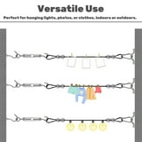 String Lights Hanging Kit Globe String Lights Suspension Kit Light ...