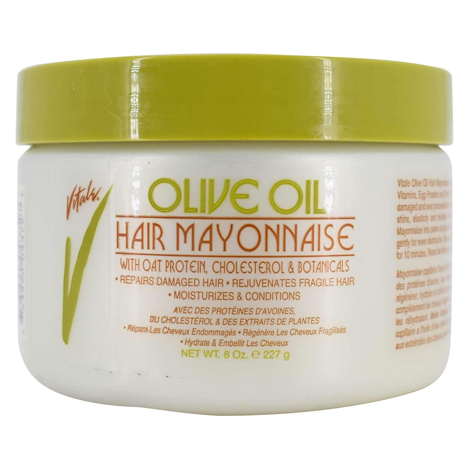 Vitale Olive Oil Hair Mayonnaise 8 Oz - Walmart.com