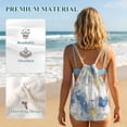 Blue Yellow Beige 2-in-1 Beach Towel Backpack,Quick Dry Beach Towel ...